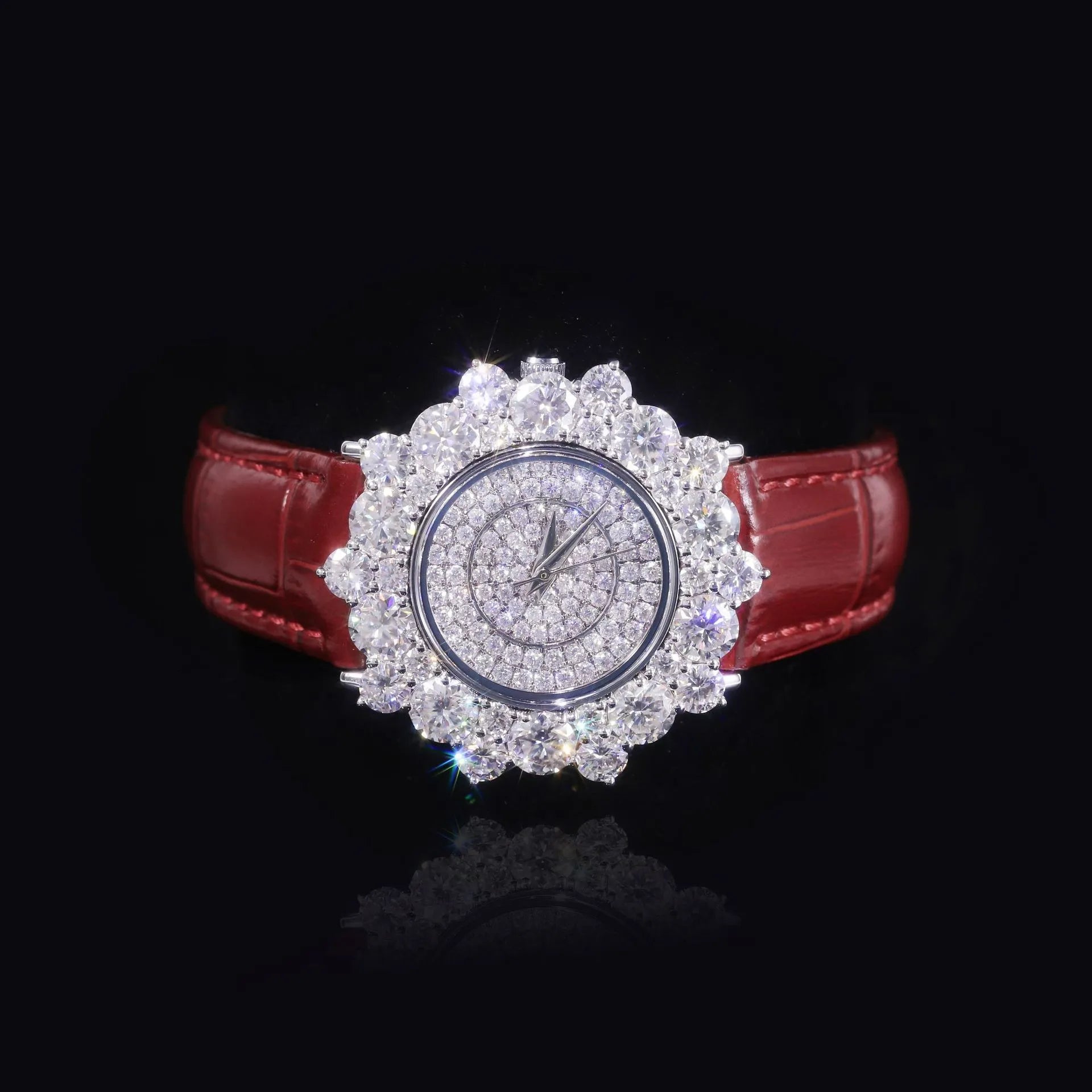 Halo Sparkle Moissanite Watch – FIOVIE